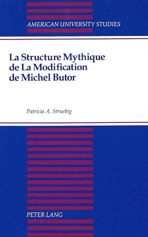 La Structure Mythique de La Modification de Michel Butor